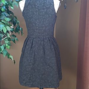BB Dakota | Dresses | Bb Dakota Black Dress With Full Skirt And Side ...